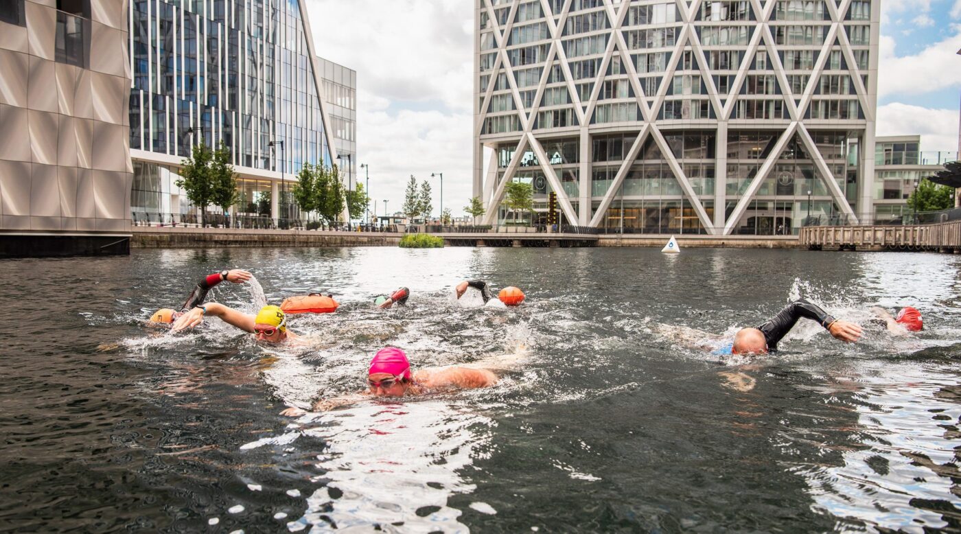 Canary Wharf launches first open water swimming venue – Luxury London