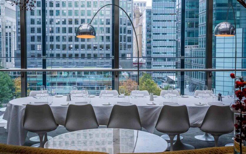 The best restaurants in Canary Wharf